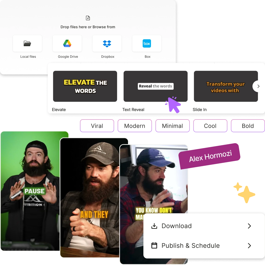 Auto Add Alex Hormozi Style Captions to Your Videos with quso.ai